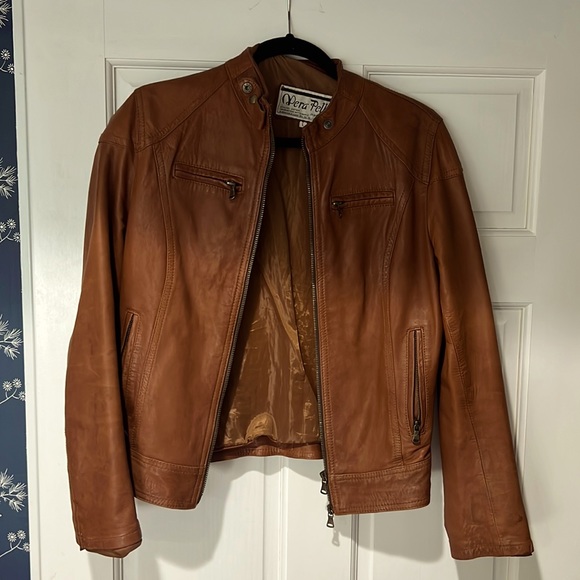 pera pel | Jackets & Coats | Vintage Real Italian Leather Jacket | Poshmark